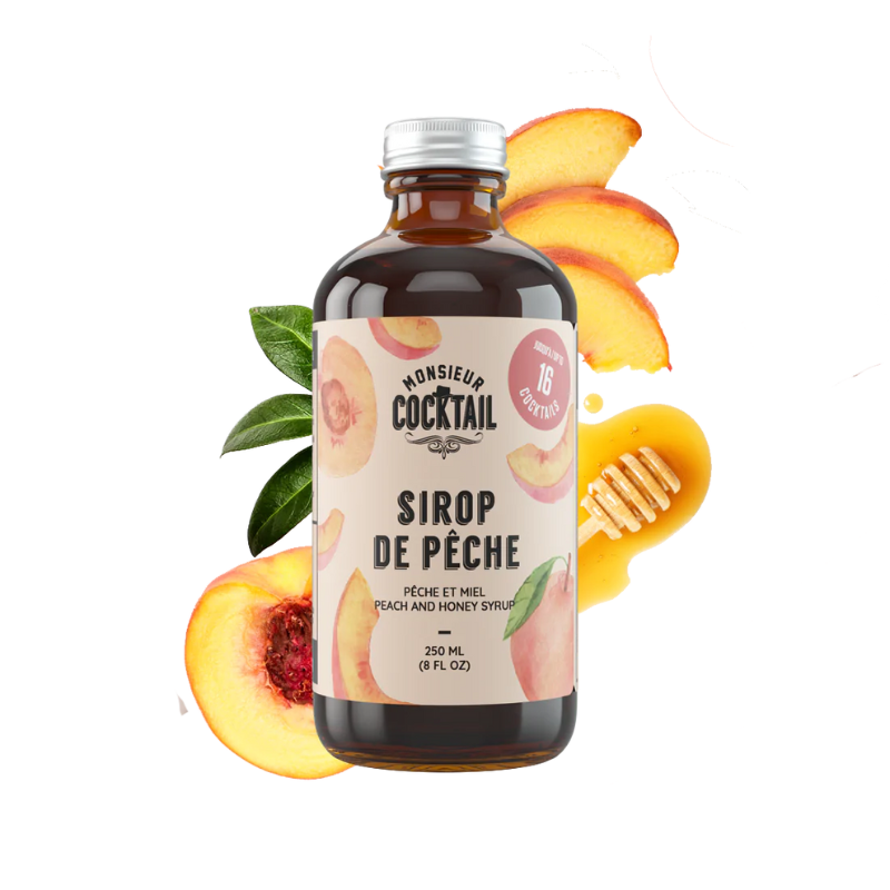 SIROP PÊCHE MIEL 250ML - La Manne