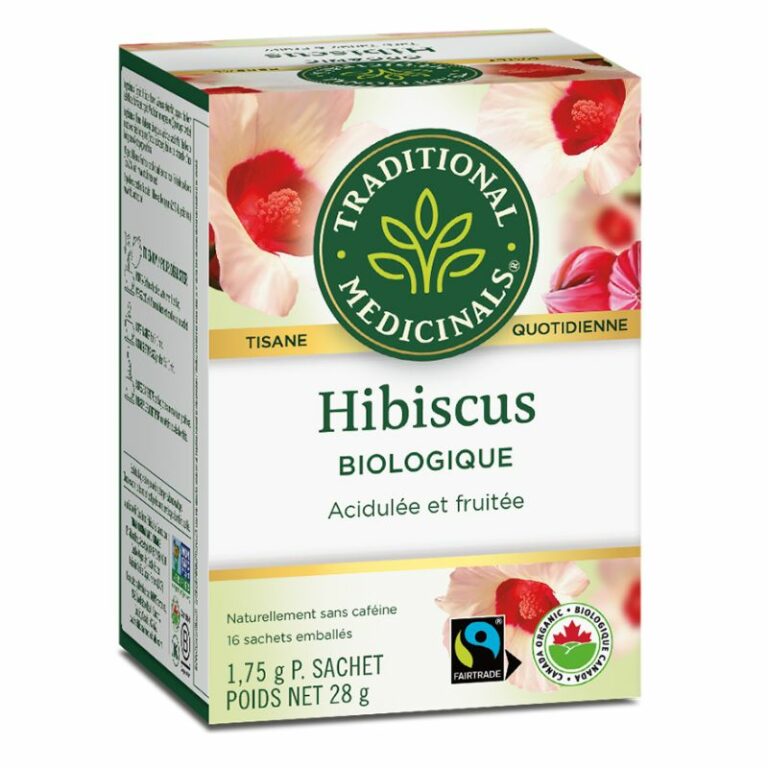 TISANE HIBISCUS BIO 16 SACHETS - La Manne – L’épicerie santé