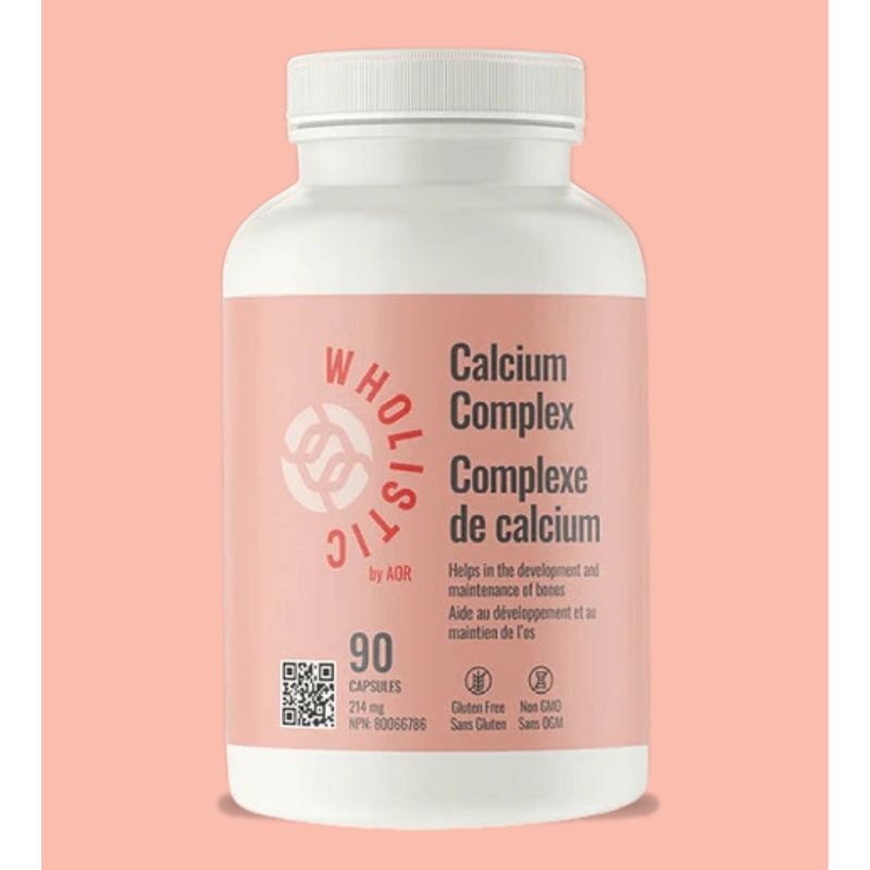 COMPLEXE DE CALCIUM WHOLISTIC 90 CAPSULES - La Manne